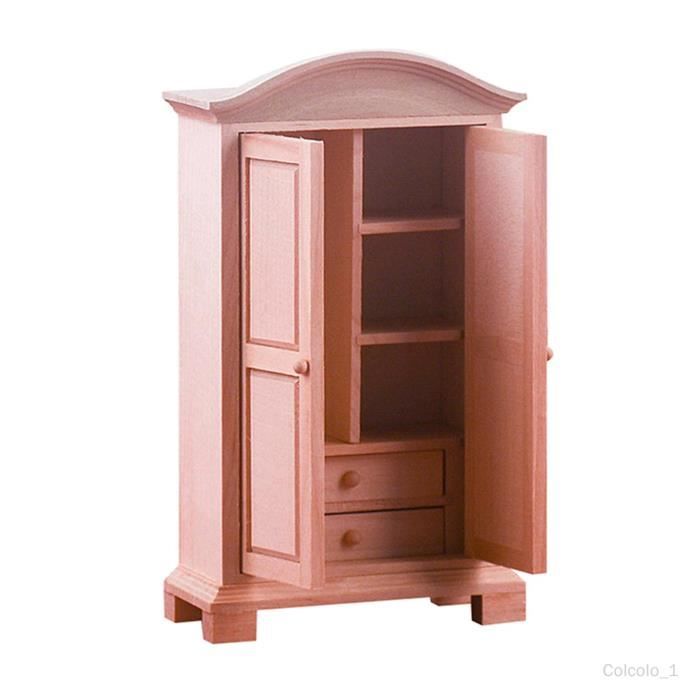 Placard miniature à l'échelle 1:12 pour maisons de poupées Micro ...