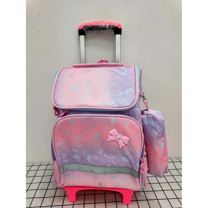 Cartable à roulettes Baclpack École pour Les Garçons et Les Filles ...