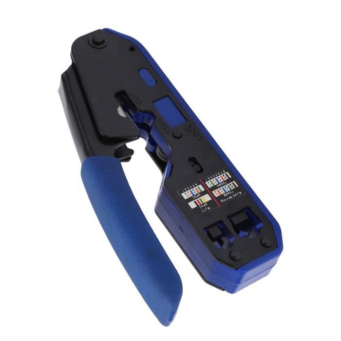 Duokon pince à sertir de câble réseau Pince à sertir en acier à haute ...