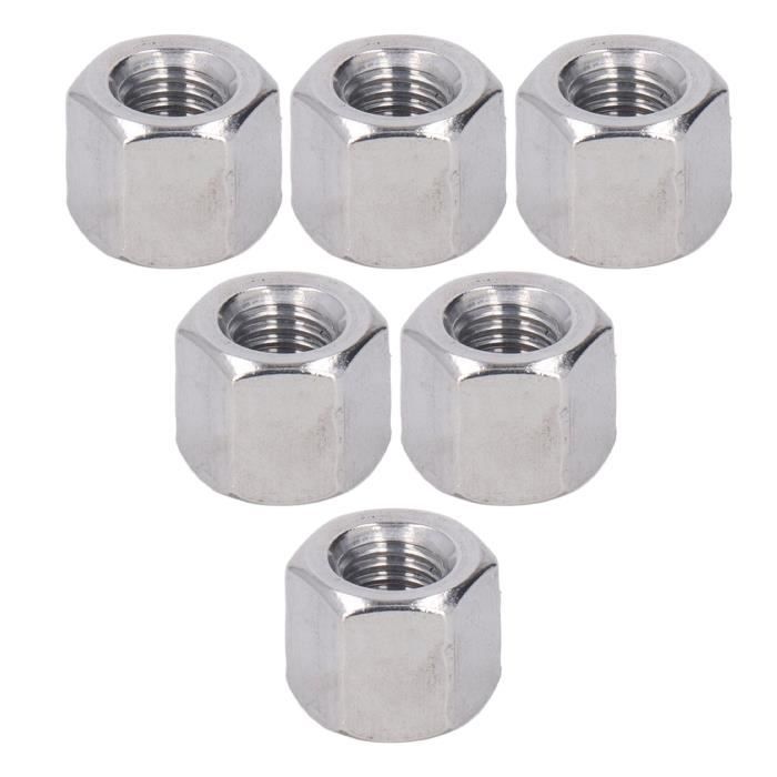 Fdit écrou de connecteur M10 10 pièces écrou d'accouplement hexagonal en acier inoxydable ...