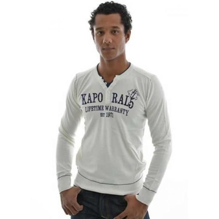 PULL BENON OFF WHITE KAPORAL 5 HOMME TAILLE M réf:h14 - Cdiscount Prêt ...