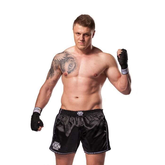 Short de boxe Thaï enfant Kwon Evolution - noir - 12 ans - Cdiscount Sport