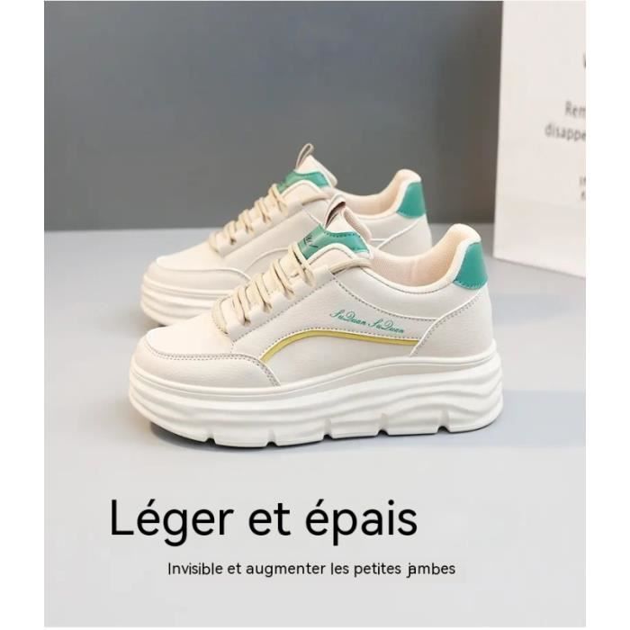 Chaussures blanches, baskets plates polyvalentes, chaussures ...