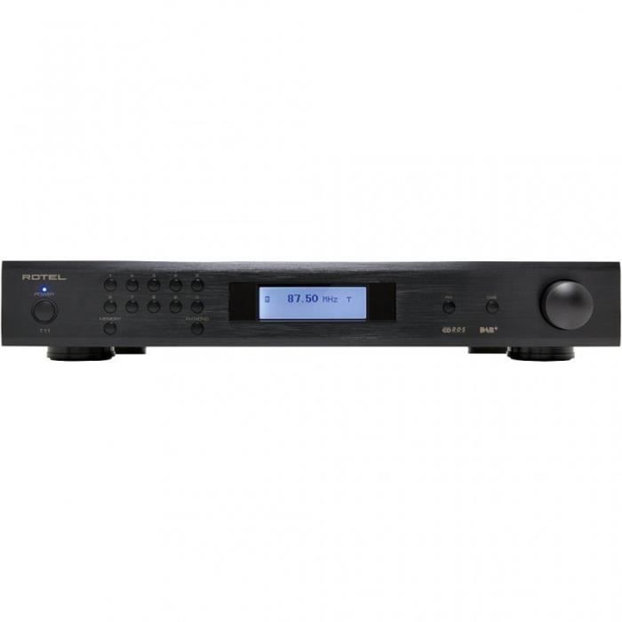 Tuner radio DAB - Rotel - HiFi T11 Black - Largeur 43 cm - Profondeur ...