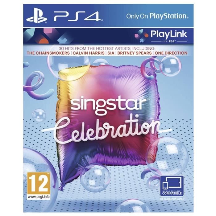 SingStar Celebration Jeu PS4 / Playlink - Cdiscount Jeux vidéo