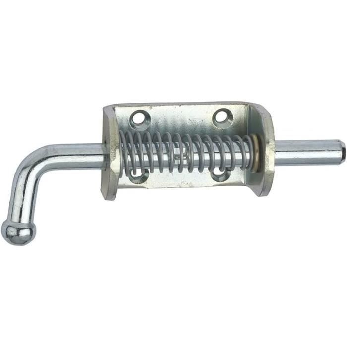 Verrou À Ressort, Pêne Rond Coulissant, Longueur 150Mm, Sans Gâche ...