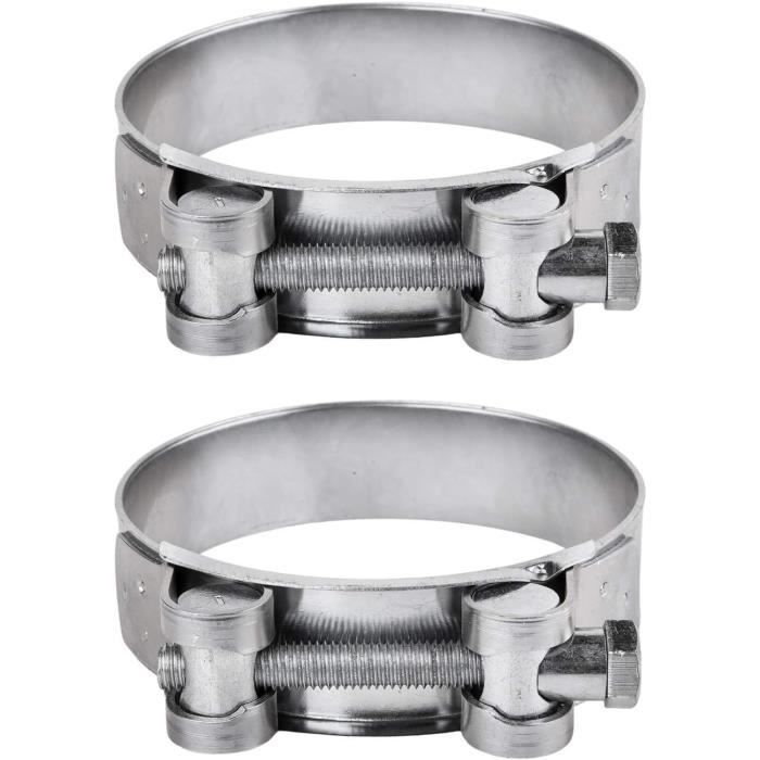 Lot De 2 Colliers De Serrage Renforcés Pour Tuyau De 60 À 63 Mm[H3007 ...