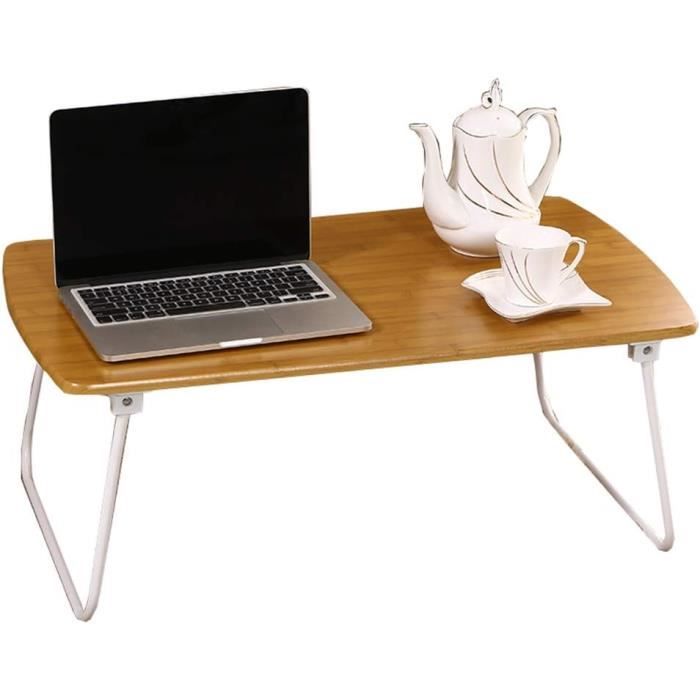 Zwd Petite Table, Lit De Ménage Table D'Ordinateur Portable Pliable ...