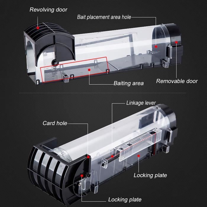 ABI Animal piege rats Controle Capture Appat de Hamster Cage NOUVEAU ...