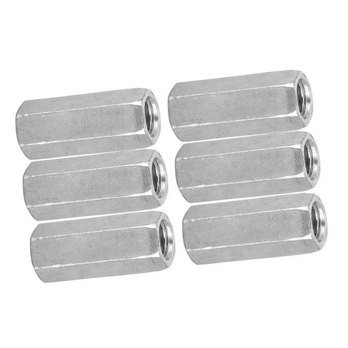 Ecrou hexagonal - ZJCHAO - M8 X 30 - Acier au carbone zingué - Lot de 10 pièces - Haute ...