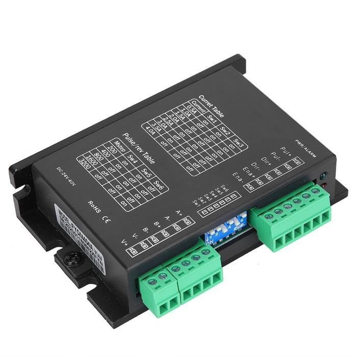 Dilwe pilote de moteur pas à pas Moteur pas à pas 24V / 3A Nema 23 2 ...