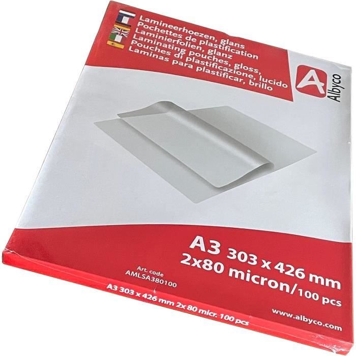 Housse de plastification A3 - Feuille de plastification - Feuille ...