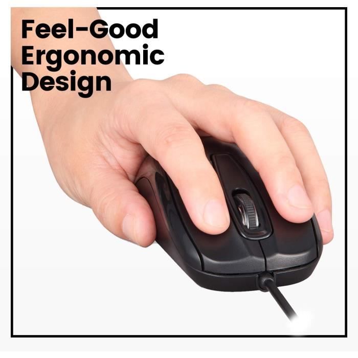 Perimice-209 P,Souris D’Ordinateur Filaire Ps2 Avec Molette De ...