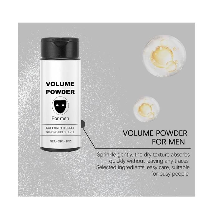 Poudre Texturisante Cheveux,Coiffante, Poudre Texture,Effet Mat et Volume Maximisé(40g, 1pc ...