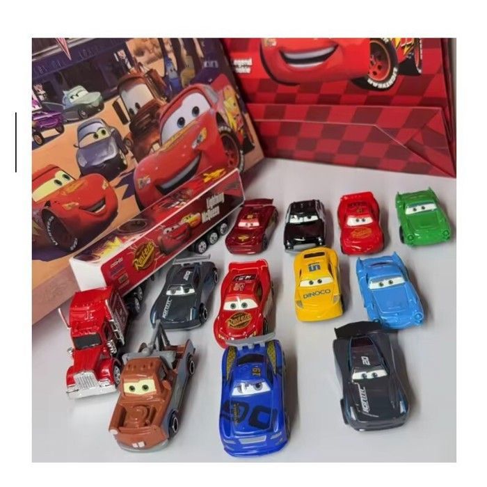 Coffret 12 Voitures Film Cars Métal Moulé Véhicules Miniatures Flash ...