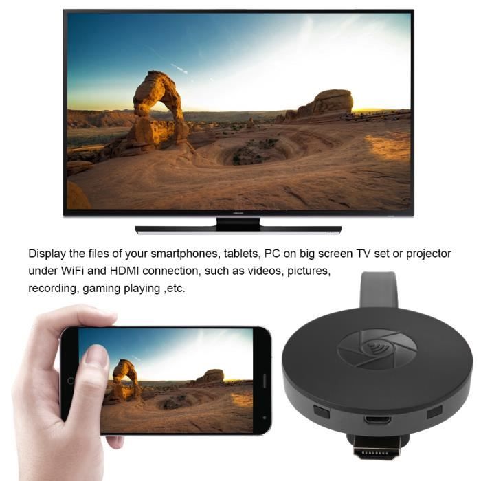 Mini Wi-Fi Display TV Dongle Receiver 1080P Airmirror DLNA Airplay ...