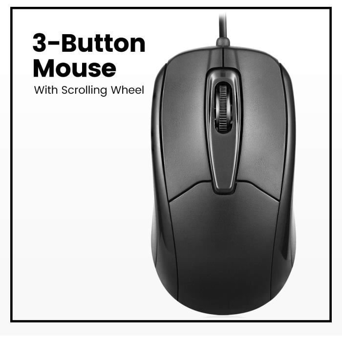 Perimice-209 P,Souris D’Ordinateur Filaire Ps2 Avec Molette De ...