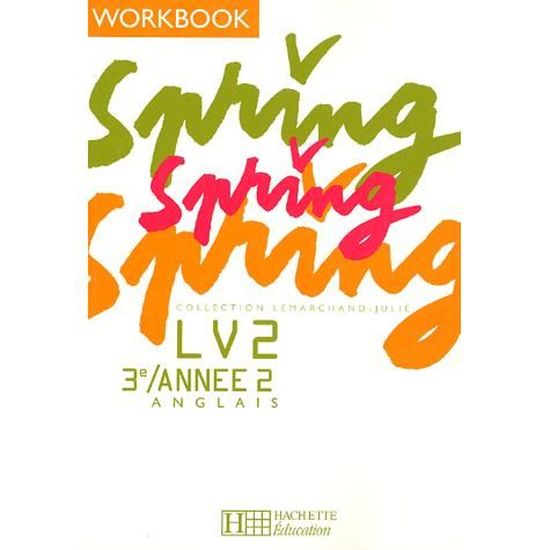 Spring Anglais LV2 3e / Année 2 - Cdiscount Librairie