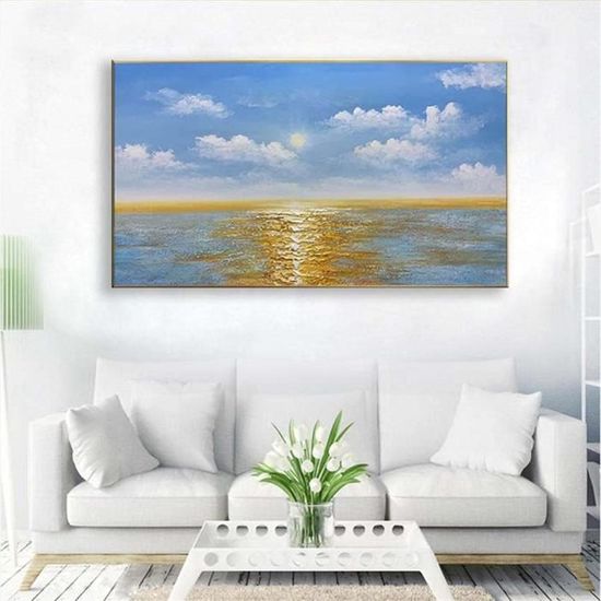 5D Diamond Painting Kits,Coucher De Soleil Paysage Marin Diamant ...