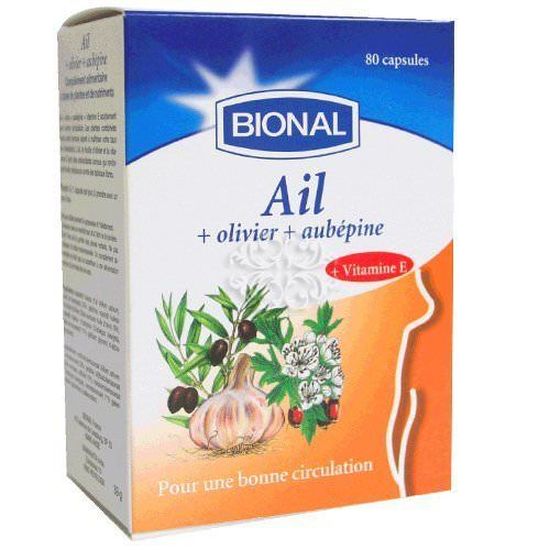 Ail Olivier Aubépine - 80 capsules - Bional - Cdiscount Au quotidien