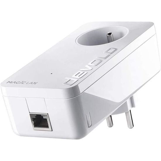 Adaptateur d'extension CPL devolo Magic 1 LAN - Prise Gigogne - 1200 ...
