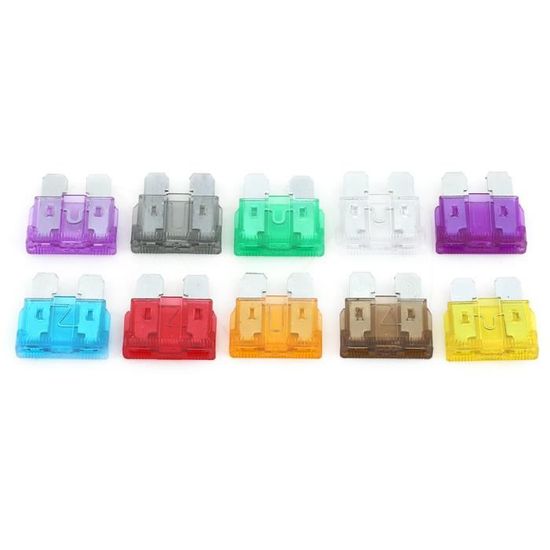 Fusible Boîte à fusibles pour lames PA66 Base + Clear PC Cover noir ...