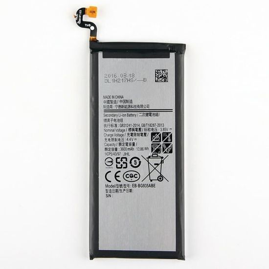 Batterie au lithium-polymère EB-BG935ABE 3600mAh pour Samsung Galaxy S7 ...