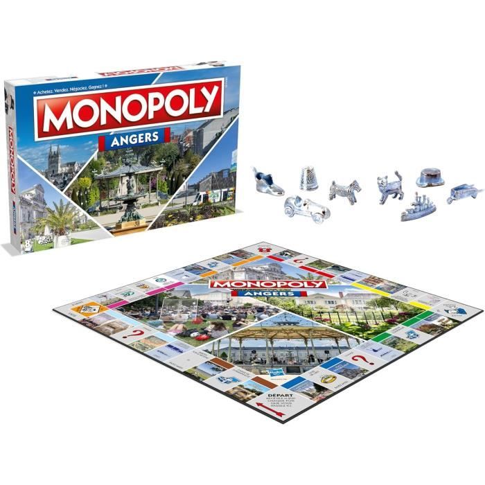 ANGERS Jeu de société Jeu de Plateau Edition Villes et régions 2 à 6 ...