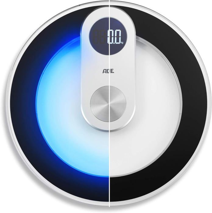 Pèse-personne numérique en verre | résultats très précis | éclairage ...