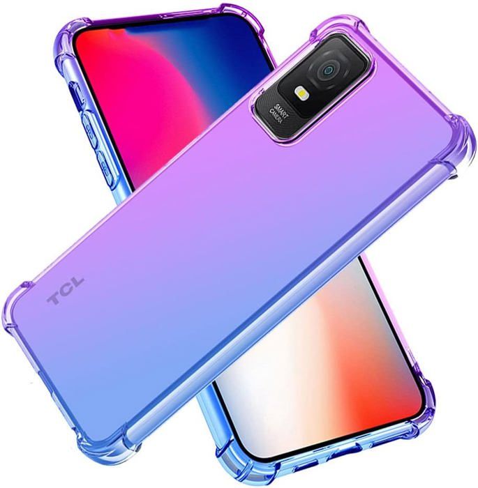 Coque Gradient Color Très Mince pour TCL 403, étui TPU Transparent ...