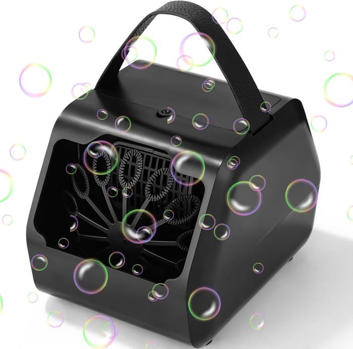 Machine à bulles automatique - Portable - 400 ml - 14 000 + / min ...