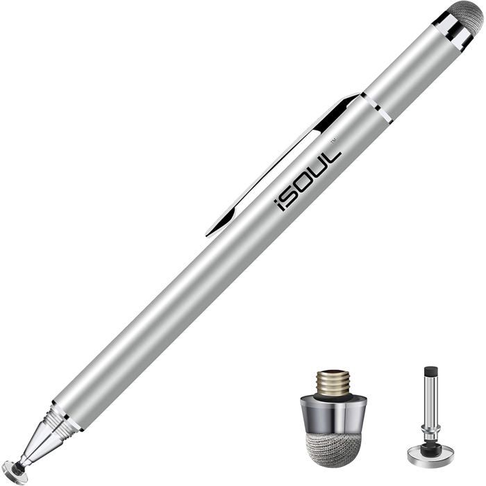 Stylet Pointe Fine Universel avec Disque Précis 2-en-1 et 2 Conseils de ...