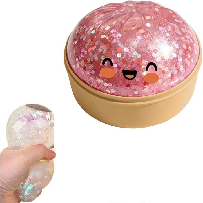 Jouet à presser sensoriel - Géant Paillettes Squishys Ravioli - Anti ...