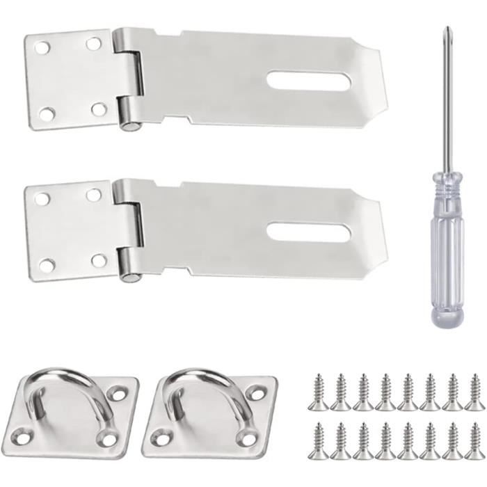 Loquet Porte Cadenas Lot De 2 Cadenas Fermoir Porte-Cadenas,Cadenas ...
