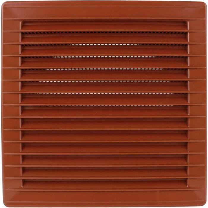 Grille d'aération carrée Diamètre : 100, 120, 125, 150 mm En plastique ...