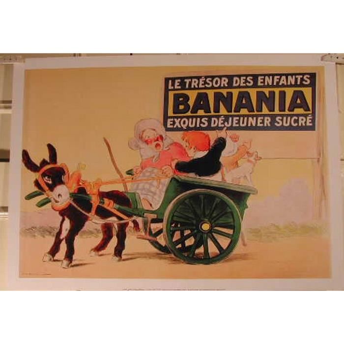 Banania Ane - 50x70cm - AFFICHE - POSTER - Cdiscount Maison
