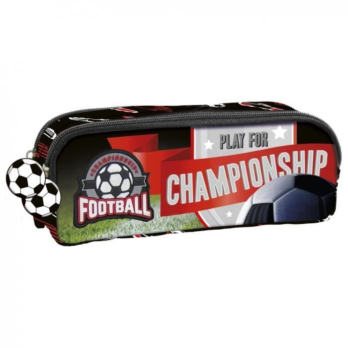 Ballon Champions Football Grande Trousse Scolaire 2 Compartiments ...