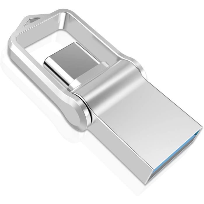 Clé USB 3.0 64 Go Type C Clef USB 2 en 1 OTG Pendrive Antichoc Mini ...