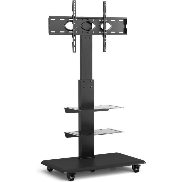 Meuble TV Support TV Pied sur Roulette pour Télé et Ecran Plasma de 37 ...