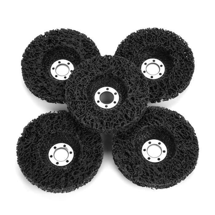 5Pcs 100mm Poly Strip Wheel Disc Paint Outil De Suppression De La Rouil ...
