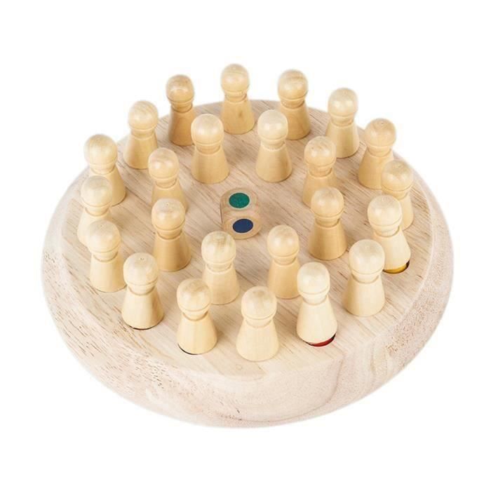 Goodbuy-Jouet en bois de capacité cognitive de jeu d'échecs de match de ...