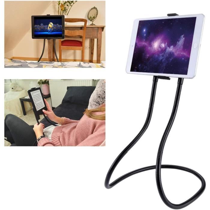 Support Pour Tablette - Limics24 - Lit Trépied Col Cygne - Noir ...