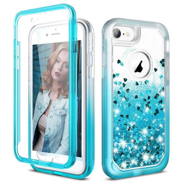 Coque iPhone 7 Bumper Protection Totale à 360 ° avec Protecteur D'écran ...