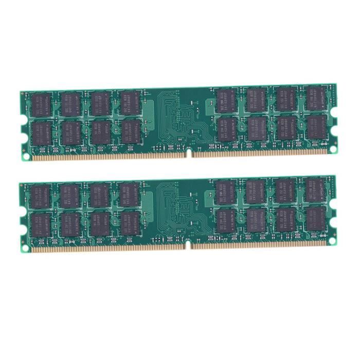 2X DDR2 4 GB de MéMoire RAM 1.5V 800MHZ PC2-6400 240 Broches de Bureau ...