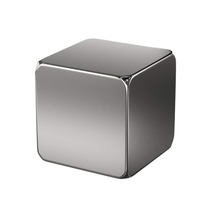 1 x aimant néodyme argenté - Cube magnétique extra fort rectangulaire ...