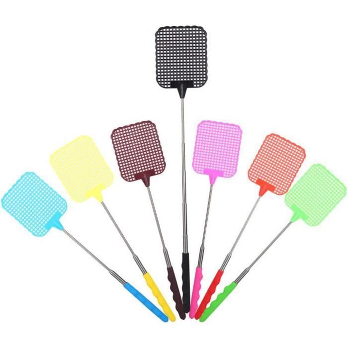 FORMIZON Tapette à Mouches Extensible, Set de 7 Fly Swats Telescopique ...