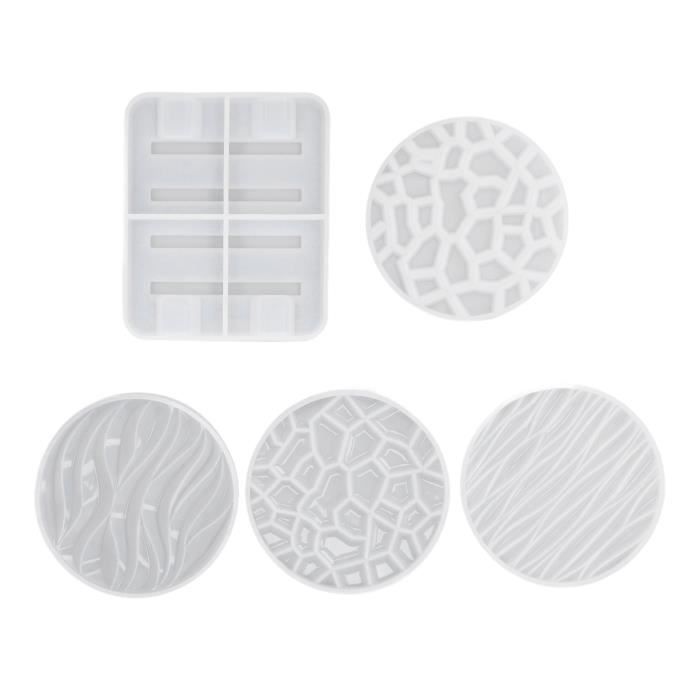 TMISHION moules en résine époxy Moule en silicone Design ondulé 3D ...