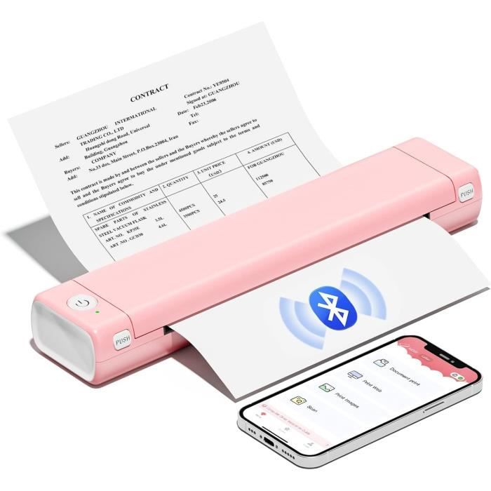 Imprimante Portable A4 - Imprimante Bluetooth Thermique Mini Imprimante ... Imprimante Portable A4 - Imprimante Bluetooth Thermique Mini Imprimante ...