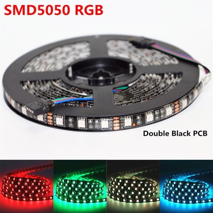 BANDE LED,RGB-4m Non waterproof--Bande lumineuse flexible à 60LED-m, 0 ...