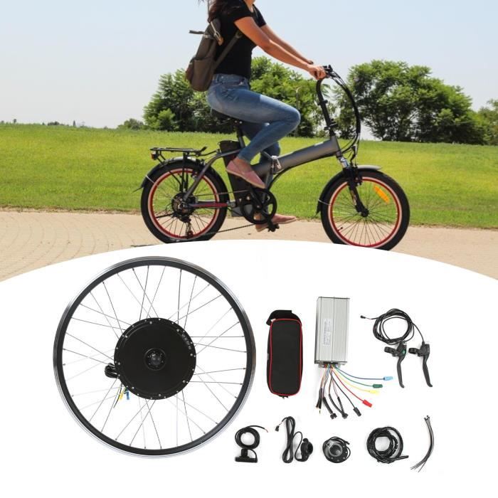 Kit de conversion de vélo électrique 48V 1000W VTT Conversion Kit Cassette Moyeu Arrière Moteur ...